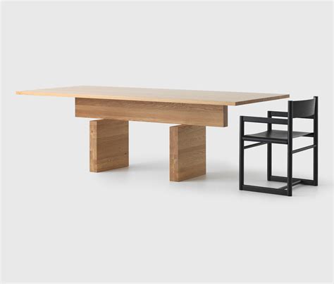 Plane Dining Table Rectangle Natural Architonic