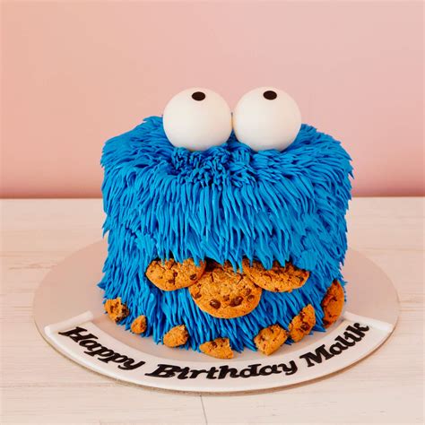 Cookie Monster Sheet Cake
