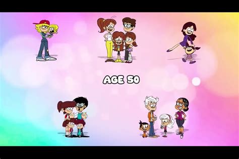 شخصیت های کارتون خانه پر سرو صدا از کودکی تا ازدواج و اوج زیبایی