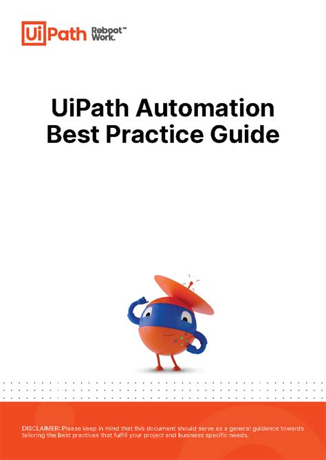 Ui Path Automation Best Practice Guide Uipath Automation Best