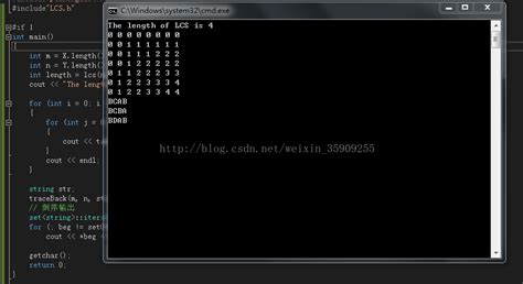 动态规划——《3》最长公共子序列 csdn博客
