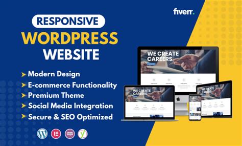 design and develop responsive wordpress website by hinaa abbas fiverr
