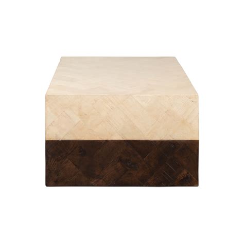 Two Tone Geometric Coffee Table Style And Functionality English