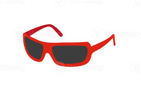Red Plastic Sunglasses Summer And Travel Accessories 24865162 Png