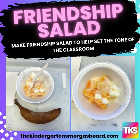 Classroom Snack Ideas Friendship Salad The Kindergarten Smorgasboard