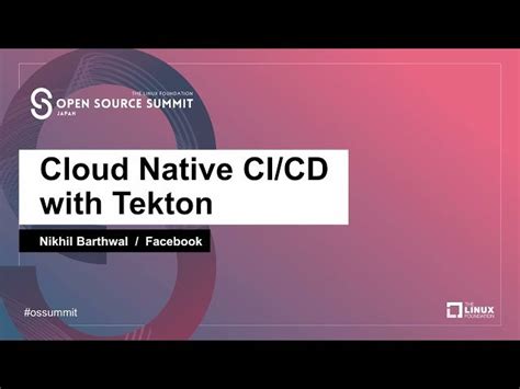 Free Video Cloud Native Ci Cd With Tekton From Linux Foundation Class Central