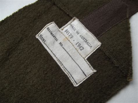 Ww2 Australian Made Puttees Dated 1942 Dbg Militaria