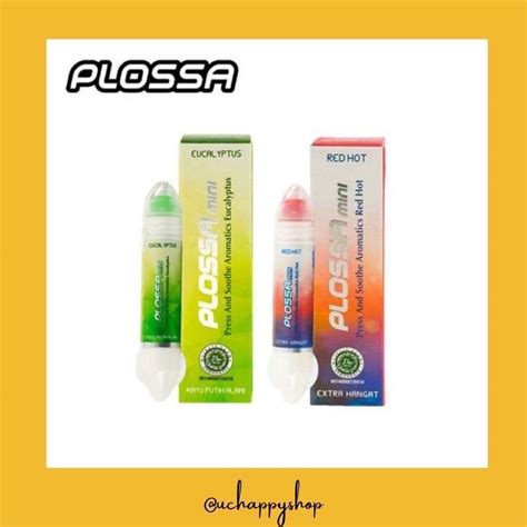 Jual Plossa Mini Press And Soothe Aromatics Plossa Mini Eucalytptus 5ml Plossa Mini Red Hot