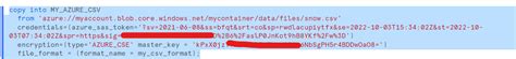 unable to create a master key for encryption to load data into