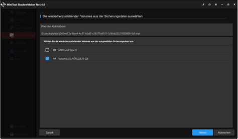 So Stellen Sie Eine Partition Mit Minitool Shadowmaker Wieder Her