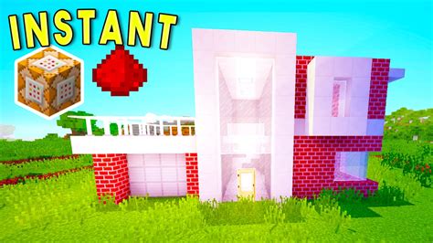 How To Make A Tiny House In Minecraft With Command Blocks At Margaret Hensley Blog