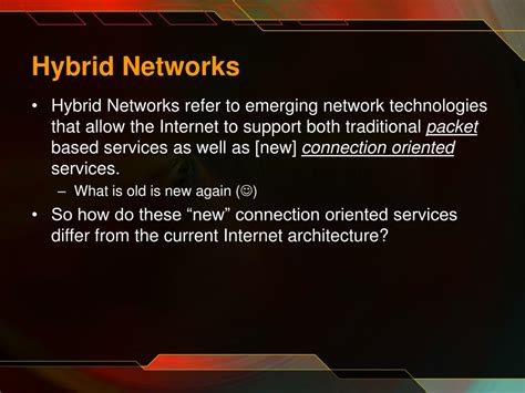 Ppt Hybrid Networks Powerpoint Presentation Free Download Id1053112