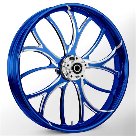 Electron Dyeline Blue Polished 18 X 70 Trike Wheel Ryd Wheels