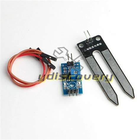 SOIL HUMIDITY HYGROMETER Moisture Detection Sensor Module Arduino W Dupont Wires EUR