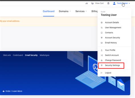 How To Enable Two Factor Authentication On Your Clientarea Login