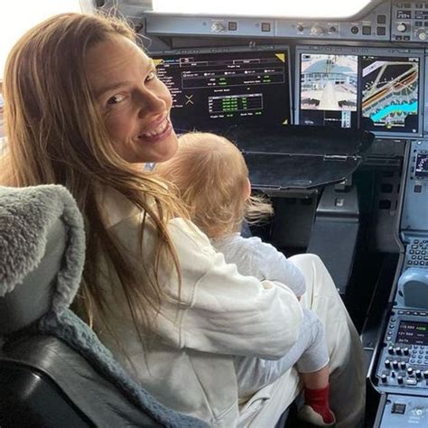 Hilary Swanks Rare Glimpse Of One Of Her Twins Motherhood