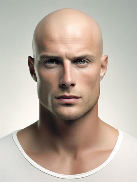 Premium Photo Portrait Of A Beautiful Man Natural And Clean Face