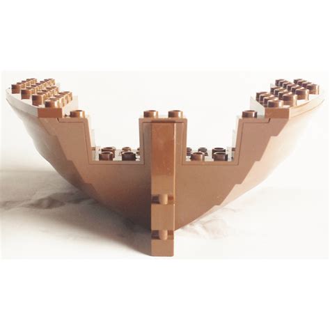 Lego Brown Boat Stern 16 X 14 X 53 With Brown Top 2559 Brick Owl