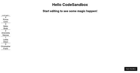 Inverse Infinite Scroll Forked Codesandbox