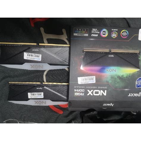 Apacer Ram Ddr4 3200 8gb Nox Rgb มือสอง ประกัน Lt Advice Shopee Thailand