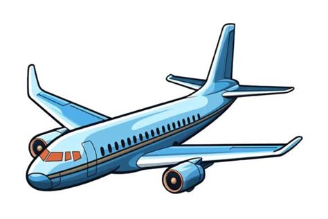 Airplane Clipart Graphic By Illustrately · Creative Fabrica