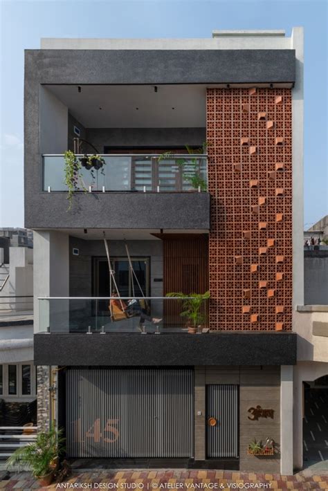 Brick Cladding Elevation Design At Guadalupe Mellon Blog