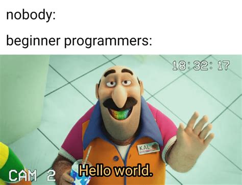 Printhello World Rmemes