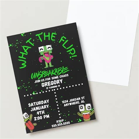 Unspeakable Party Etsy