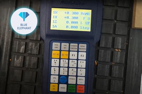 Affichage Du Mode Pas à Pas Dans Le Système De Contrôle Dsp B18 Blue Elephant Cnc