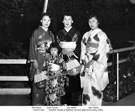 Ddr Ajah 3 287 — Three Women And Girl Standing By Fence Densho Digital Repository
