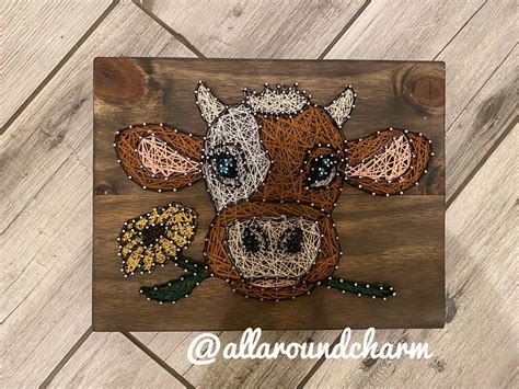 Cow String Art String Art Patterns String Art String Art Templates