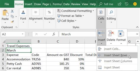 Insert Or Delete Hide Or Show Rows And Columns In Excel Excel At Work