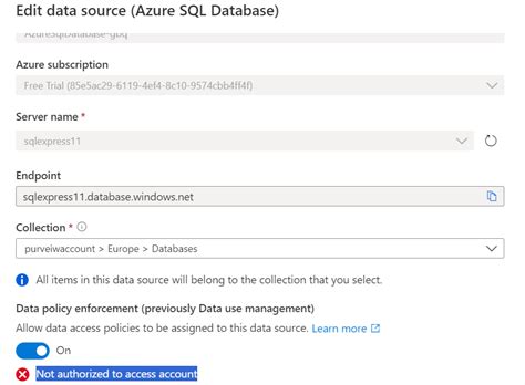 Access Error In Purview Microsoft Qanda