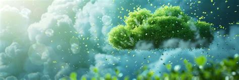 Premium Photo Green Cloud Computing For EcoFriendly Data Management Concept Cloud Computing