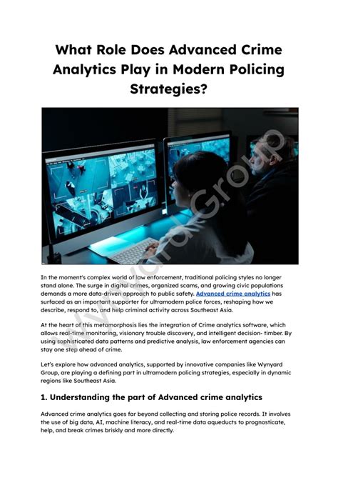 Ppt What Role Does Advanced Crime Analytics Play In Modern Policing Strategies Powerpoint