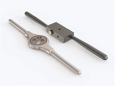 Thread Tapping Tool 3d Model Cgtrader
