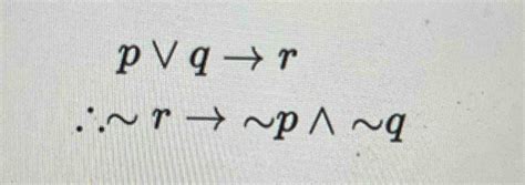 solved use truth tables to determine whether the argument