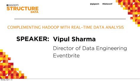 Complementing Hadoop With Real Time Data Analysis From Structure Data 2013 Ppt