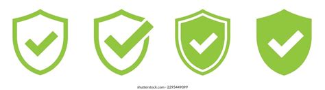 Shield Check Mark Icon Shield Check Stock Vector Royalty Free 2295449099 Shutterstock