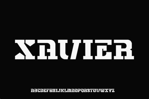 Premium Vector Display Font Vector Design Suitable For Logotype Poster Headlines And Many More