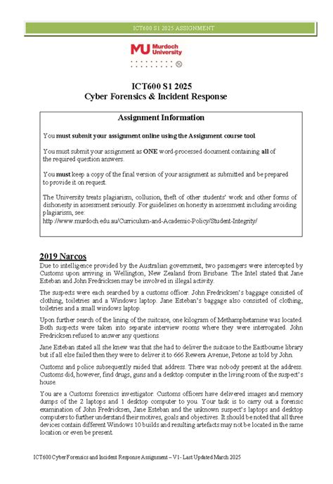 Final Assignment Ict600 S1 2025 Cyber Forensics Incident Response