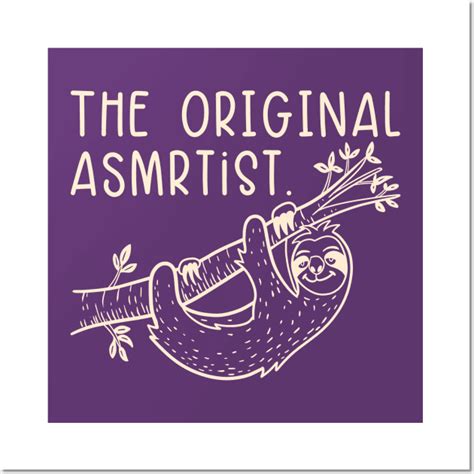 The Original Asmrtist Lineal Asmr Posters And Art Prints Teepublic