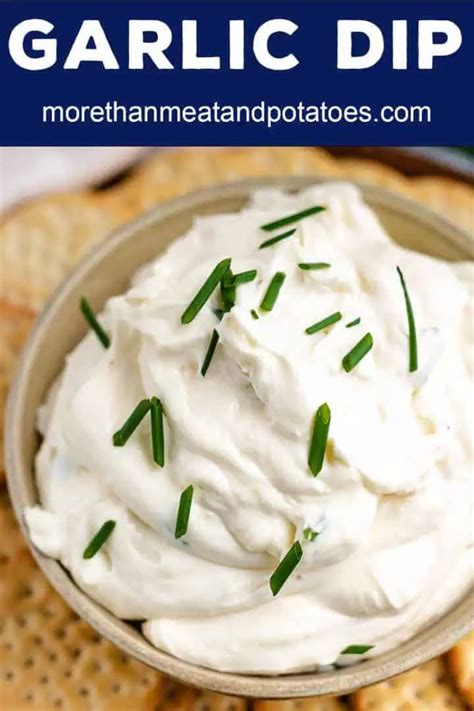 Easy Garlic Dip Recipe