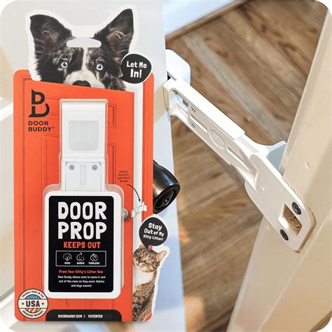 Door Buddy Door Prop For Cats Easiest Cat Door Latch Holder To Keep Interior Door Open For