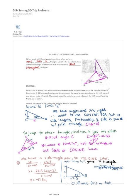 Pdf 5 9 Solving 3d Trig Problems Dokumen Tips