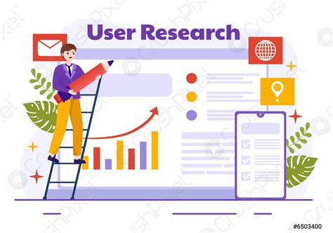 User Research Vector Illustration Of People Searching And Exploring In