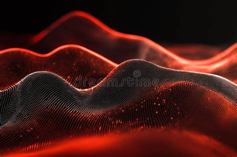 Cyber Big Data Flow Blockchain Data Fields Network Line Connect Stream Stock Illustration