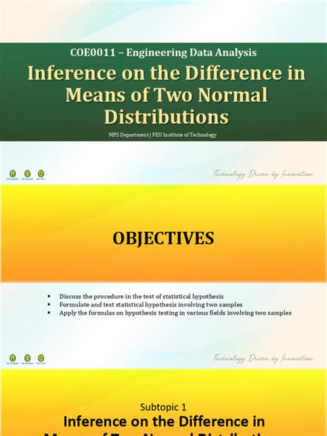 Mtpdf9 Statistical Inference Of Two Samples Pdf Statistics