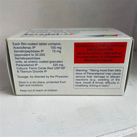 Zerodol Sp Tablets At ₹ 112 Strip Of 10 Tablets Budaun Id 2853726715462