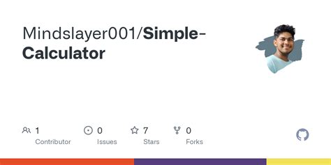 GitHub Mindslayer Simple Calculator